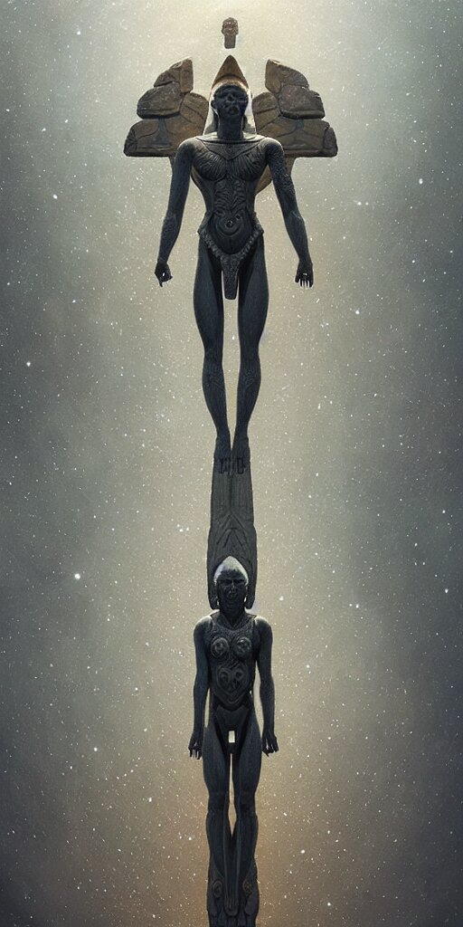 Lexica - Symmetry!! anunaki god overlooking the earth, ancient ...