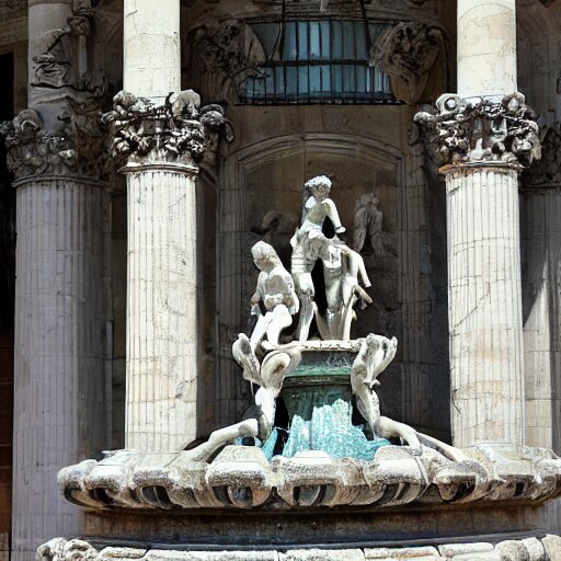 Lexica - A photo of a the Fountain of Cybele (Madrid)