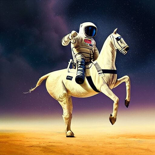 Lexica - A anthropomorphic horse - astronaut riding an horse like ...