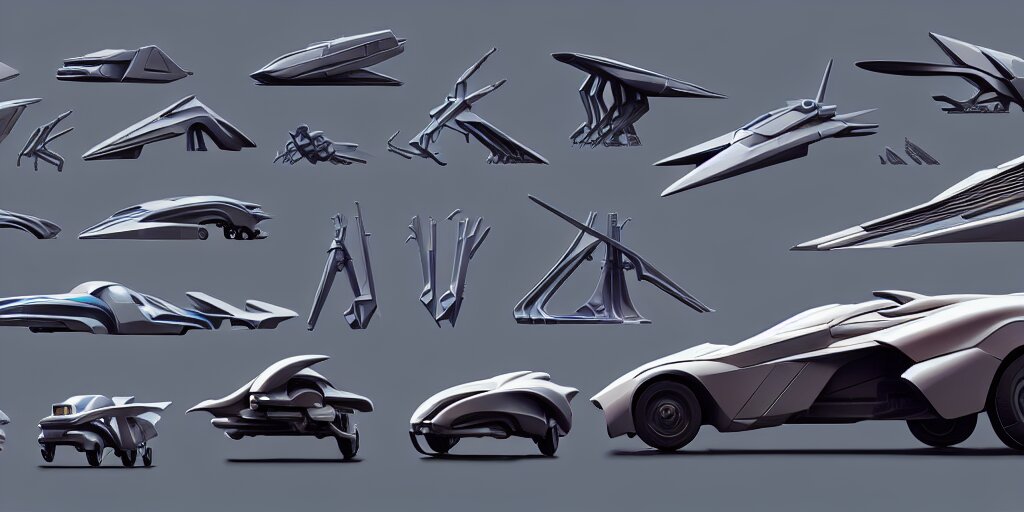 syd mead hard surface shape form exploration, vehicles, close up ...