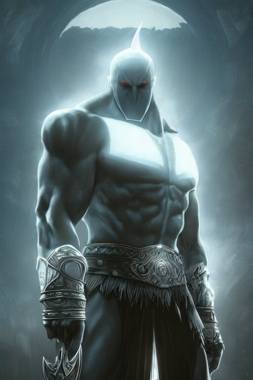 Lexica - Symmetry of moon knight mixed with kratos from gow, rpg ...