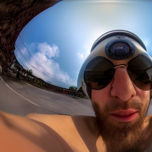 Lexica - Selfie!!!!! of a man, first person view, fisheye lens ...
