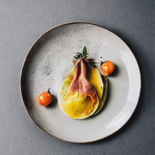 a nice big plate that is almost empty, culinary art photography - Arthub.ai