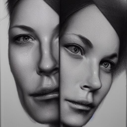 Lexica - A two people's face fusing together!!!!!!, photorealistic art ...