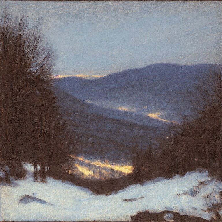Lexica - New hampshire, mountains, winter, night, luminous, admiral ...