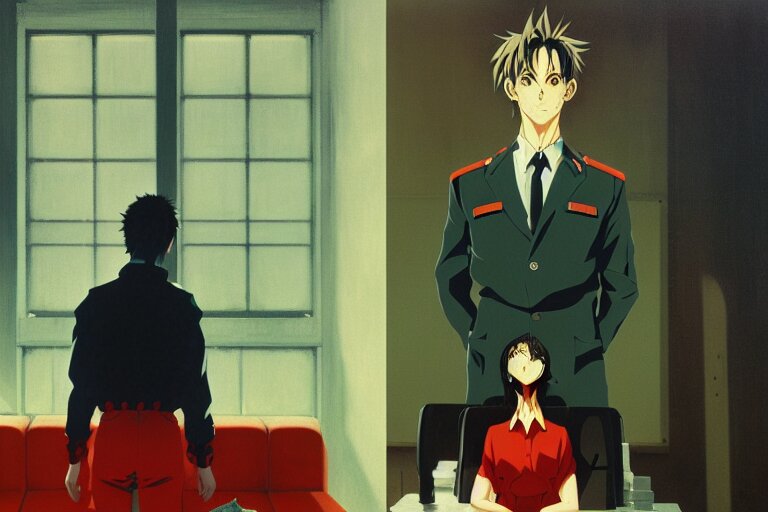 Lexica - Anime key visual of ingsoc from 1 9 8 4, dark dystopian, style ...