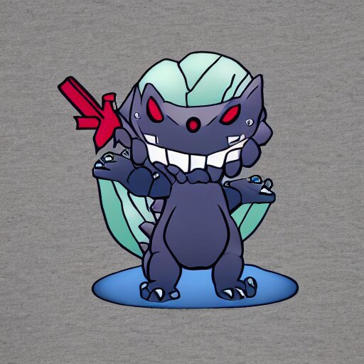 Lexica - Smol chibi Godzilla