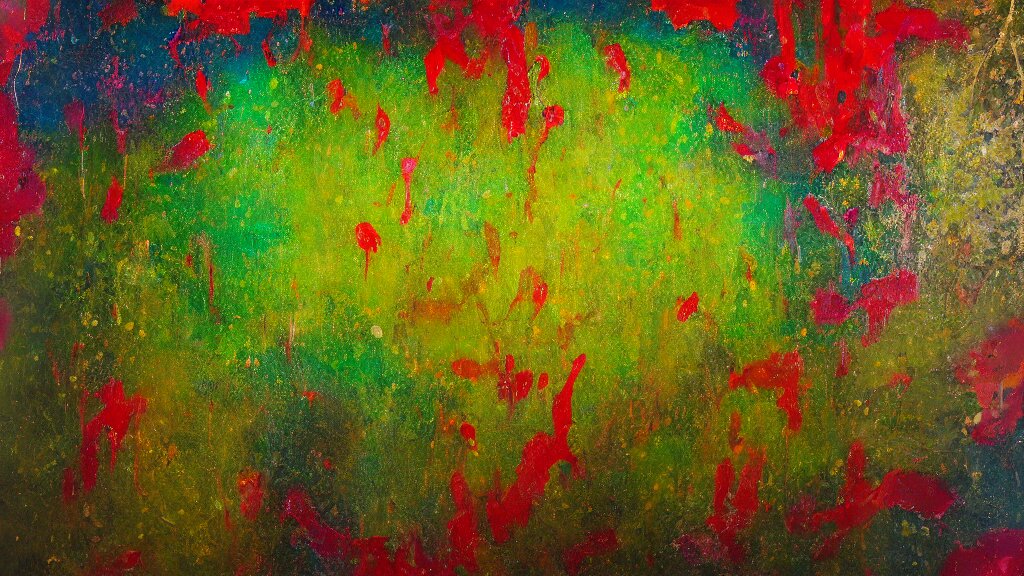 Lexica - A riotous display of dense blossoming overgrowth, oil drip ...