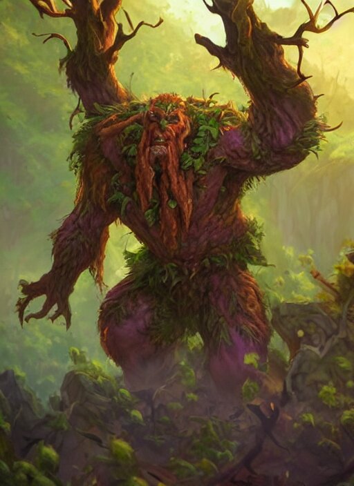 Lexica - Treant, dndbeyond, bright, colourful, realistic, dnd character ...