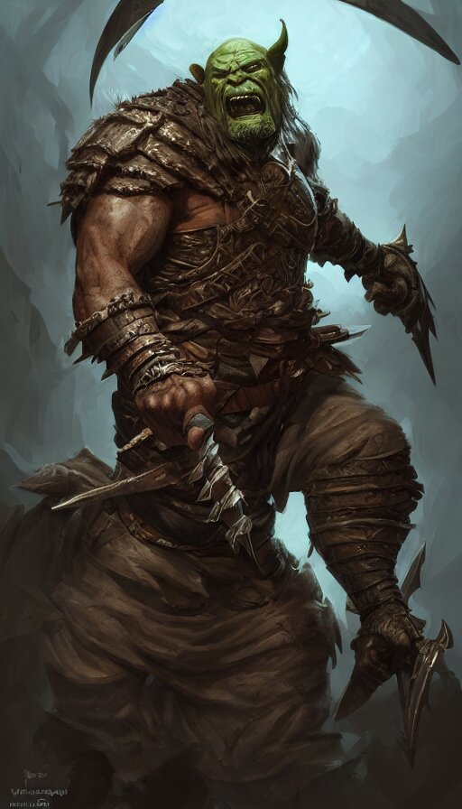 Lexica - Legendary orc assassin, highly detailed, d & d, fantasy ...