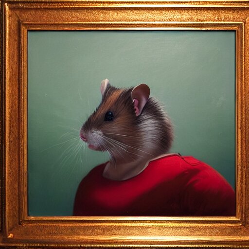 Lexica - A painting of a captain hamster by lynette yiadom - boakye ...