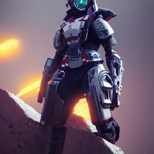 Lexica - Destiny hunter posing. intricate artwork. by tooth wu, wlop ...