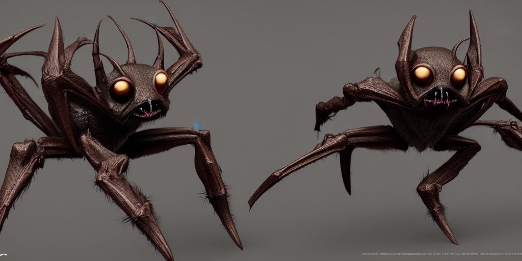 Lexica - A bat spider creature by neville page, ken barthelmey, carlos ...
