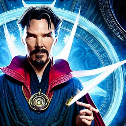 Lexica - Dr. strange casting a shield spell in the metaverse, hyper ...