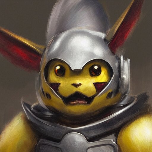 Lexica - Pikachu as a realistic fantasy knight, closeup portrait art by ...