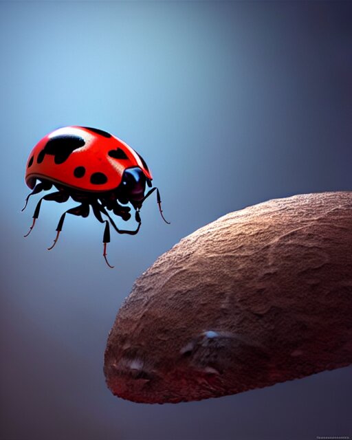 Lexica - Ladybug from another planet, (((artstation, concept art ...