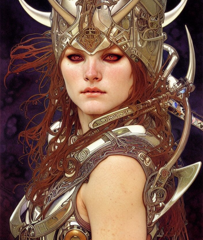 Lexica - Realistic detailed face portrait of a beautiful futuristic ...