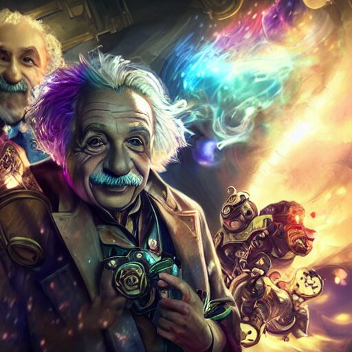 Lexica - Portrait of albert einstein as willy wonka, league of legends ...