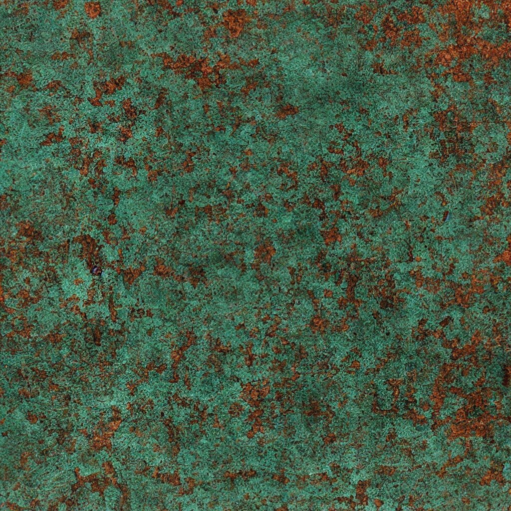 Lexica - Green oxidized copper ingot texture material, high definition ...