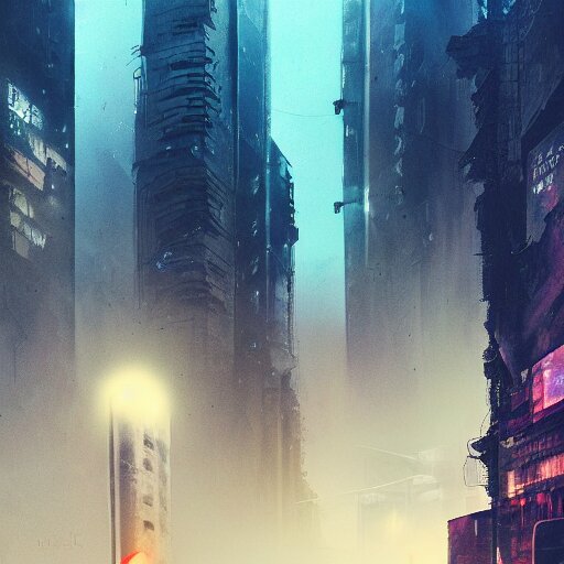 Lexica - Futuristic bleak dystopian city military checkpoint, altered ...