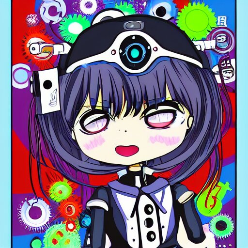 Lexica - Cyber school girl, anime by junji ito and hayao miyazaki ...