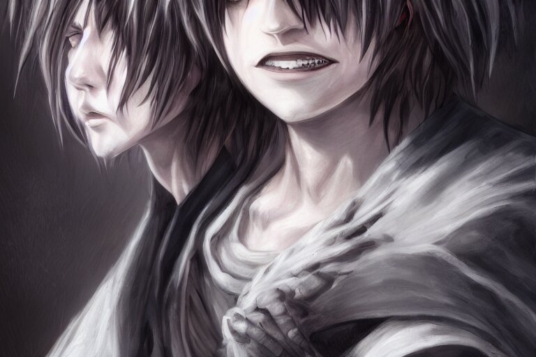 Lexica - L · lawliet, hunchback, death note ， d & d, fantasy, portrait ...