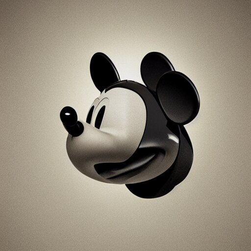 Lexica - Mickey mouse head, fractal, broken, wet, mycelium, radiant ...