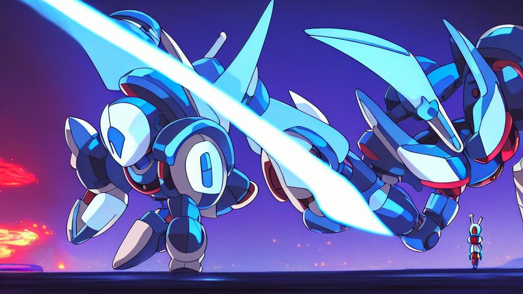 Lexica - Megaman zero, studio ghibli, pixar and disney animation, sharp ...