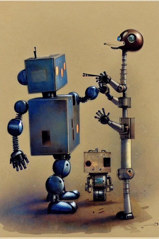 Lexica - ( ( ( ( ( 1 9 5 0 s robot building a robot building a robot ...