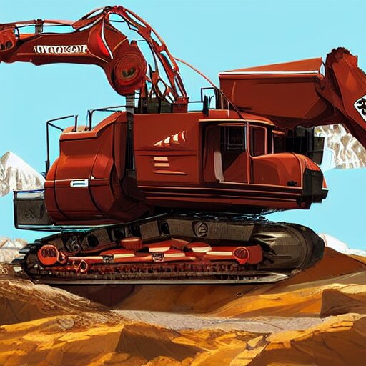 Lexica - A massive machine used to move mountains. mechanical giant ...