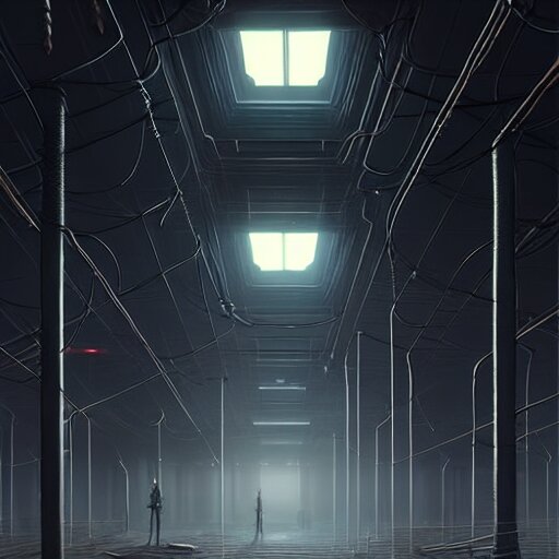 Lexica - Professional ominous concept art architecture of a black ...