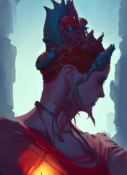 Lexica - Rotting corpse of a male king, in the style of artgerm ...