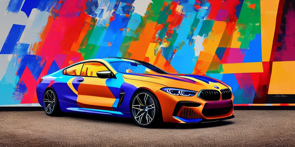 Lexica - Bmw m 8 pop art painting, rtx, raytracing, 8 k, highly ...