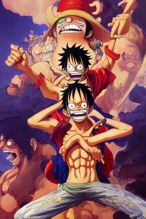 Lexica - One Piece wallpaper art, highly detailed, digital painting ...
