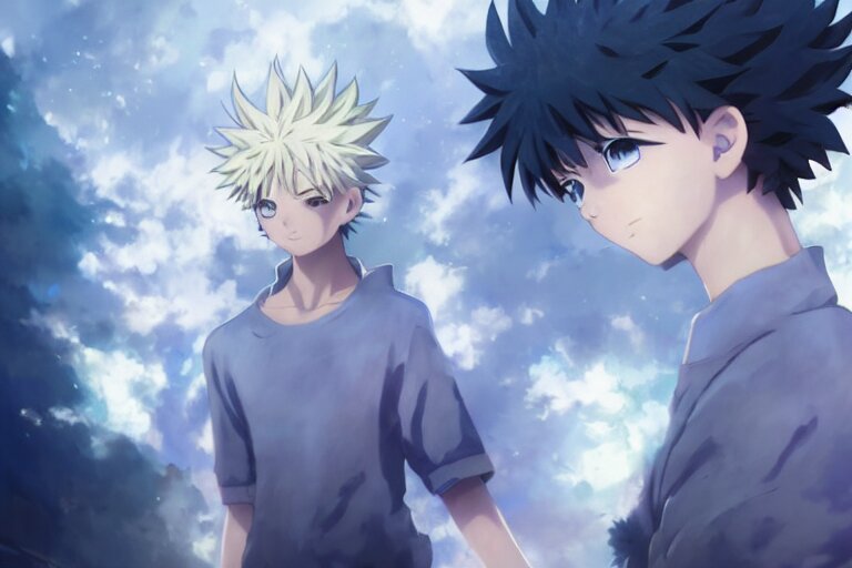 Lexica - Killua zoldyck, single subject, scenic full shot, ambient ...