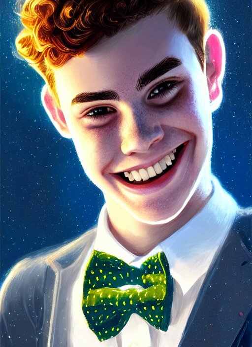 Lexica - Portrait of teenage archie andrews, freckles, curly middle ...