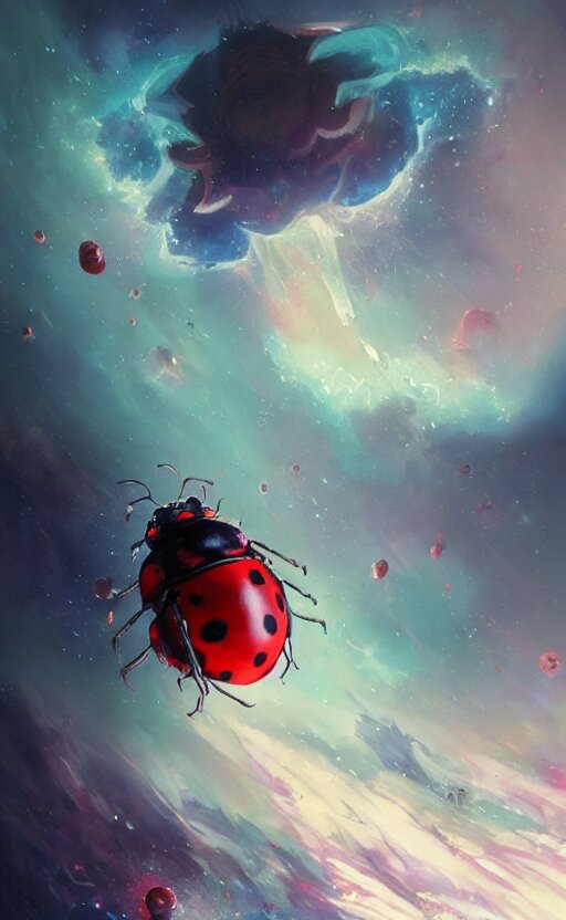 Lexica - A beautiful artwork illustration, a mechanical ladybug ...