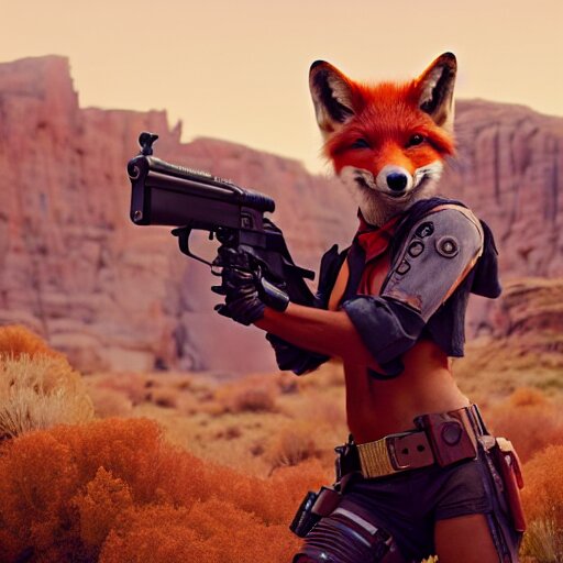 Lexica - Movie still photo of cute anthropomorphic vulpes vulpes fulva ...