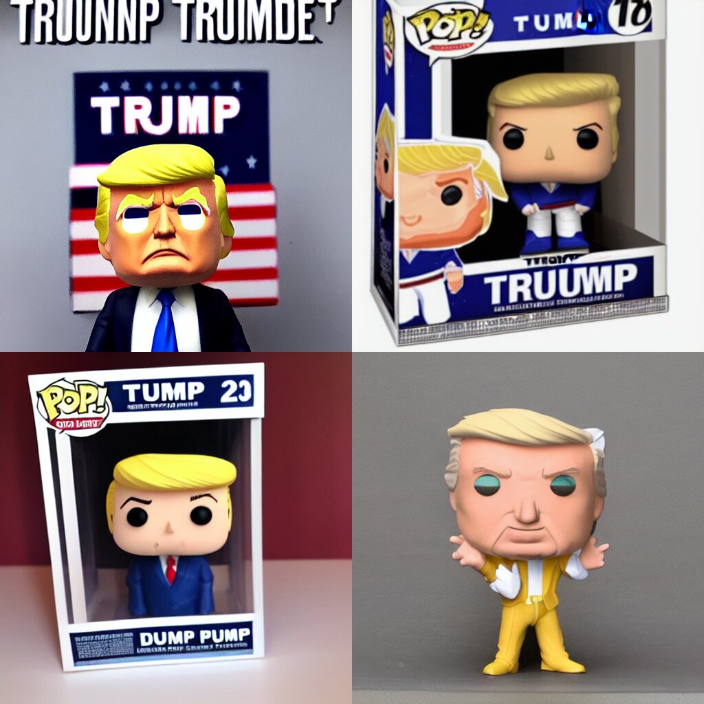 Lexica - Donald trump as a funko pop vinyl figure