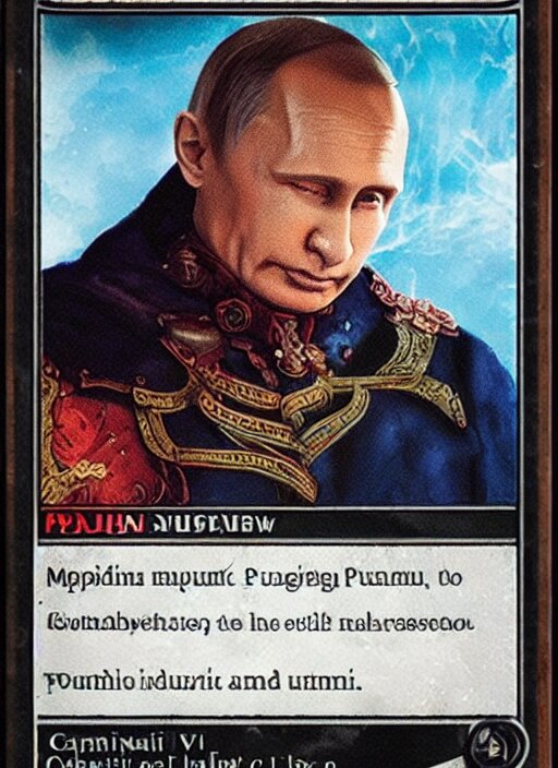 Lexica - Magic the gathering card vladimir putin