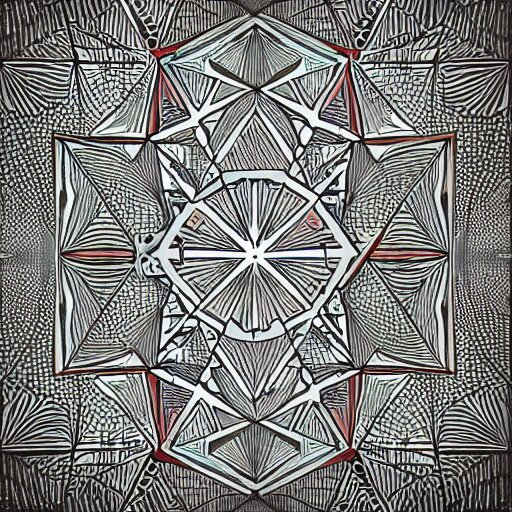 Lexica - “geometrically incomprehensible surreal order of triangles ...