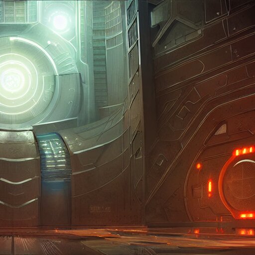 Lexica - A giant vault door, elegant digital illustration by greg ...