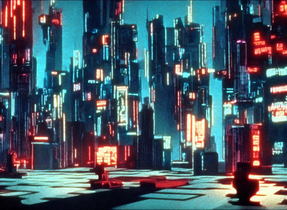 Lexica - Cinematic shot from a 1 9 8 5 cyberpunk movie directed by ...