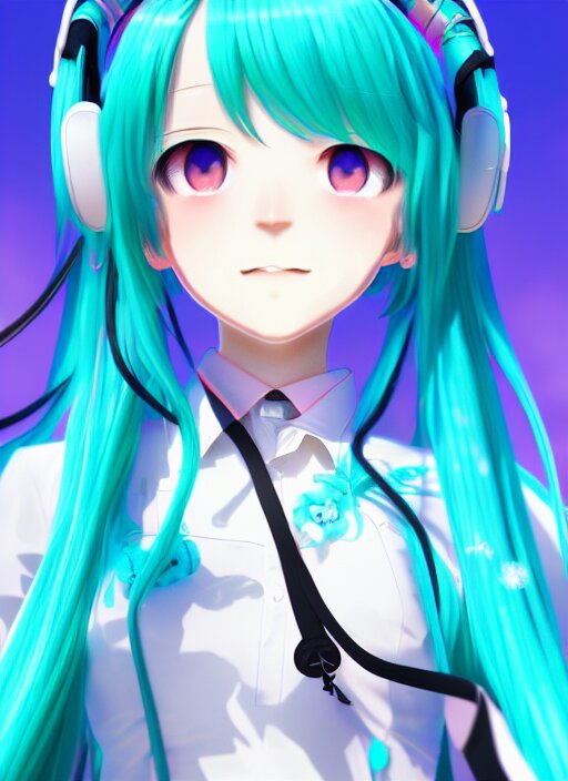 Lexica - Hatsune miku walk in park, global illumination!! intricate ...