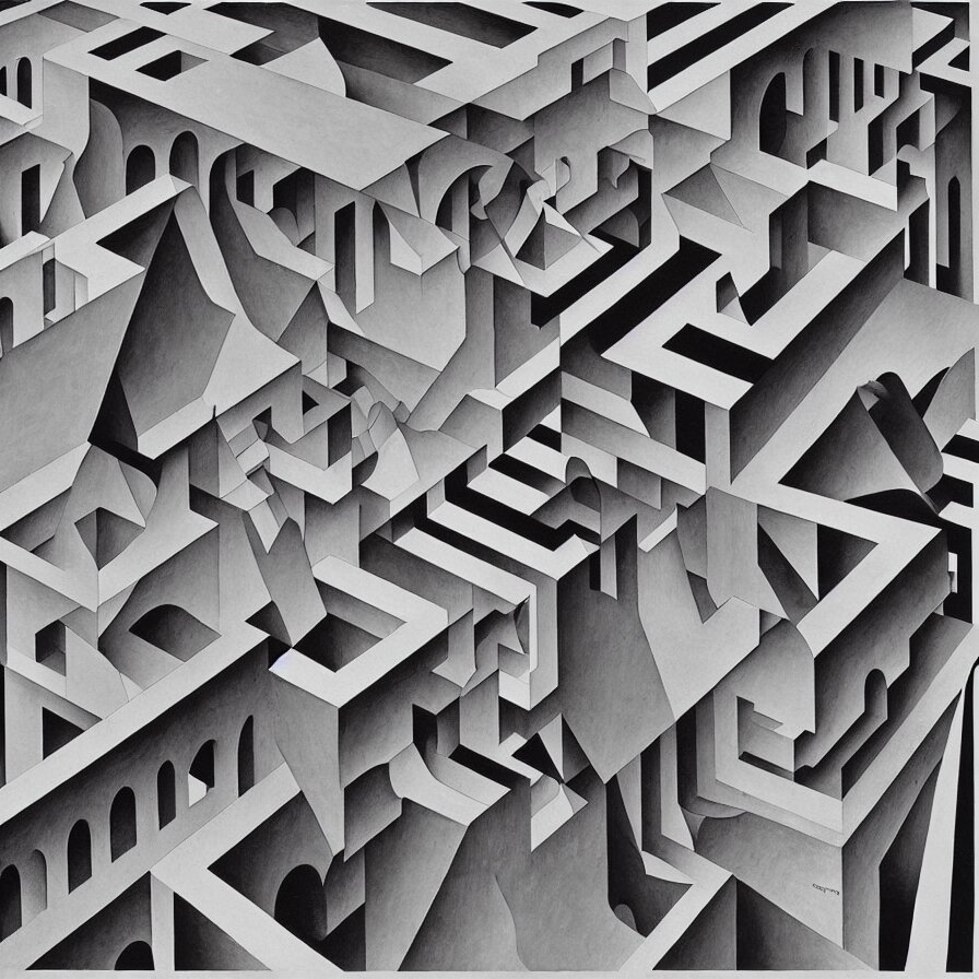 Lexica - Trompe l'oeil, geometric illusion and visual hallucination by ...