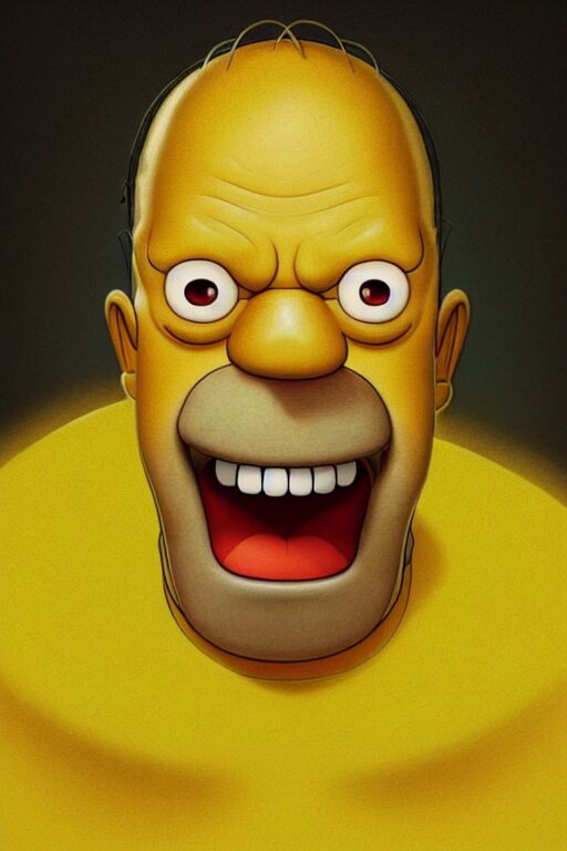 Lexica - Vladimir putin as a yellow funny stupid homer simpson ...