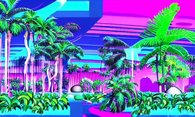 Lexica - Vaporwave Jungle