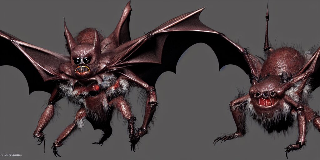 Lexica - A bat spider creature by neville page, ken barthelmey, carlos ...