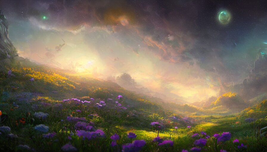 Lexica - The garden at the end of the universe, trippy, jessica rossier ...