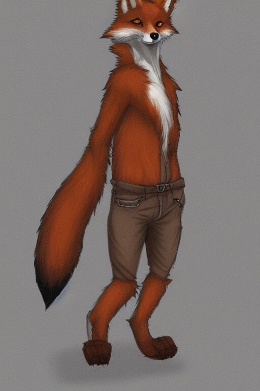 Lexica - An anthropomorphic fox, fursona!!!! trending on furaffinity ...